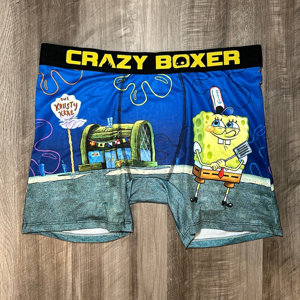 Spongebob Squarepants The Krusty Krab Boxer Brief - Xl - Gem